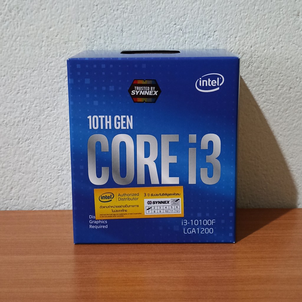 INTEL Core i3-10100F LGA1200 Gen10 CPU (i3 10100F LGA 1200 Gen 10 ...