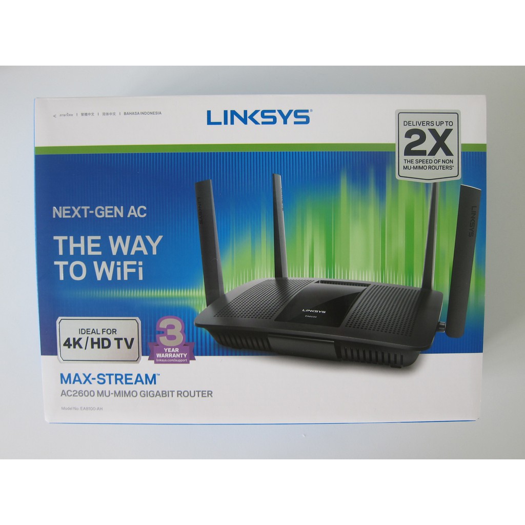 Router LINKSYS (EA8100-AH) Wireless AC2600 Dual Band Gigabit | Shopee ...