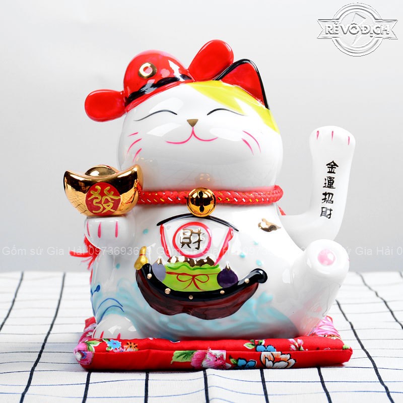 God Of Fortune, Lucky Cat maneki neko ไซส ์ 25ซม | Shopee Thailand
