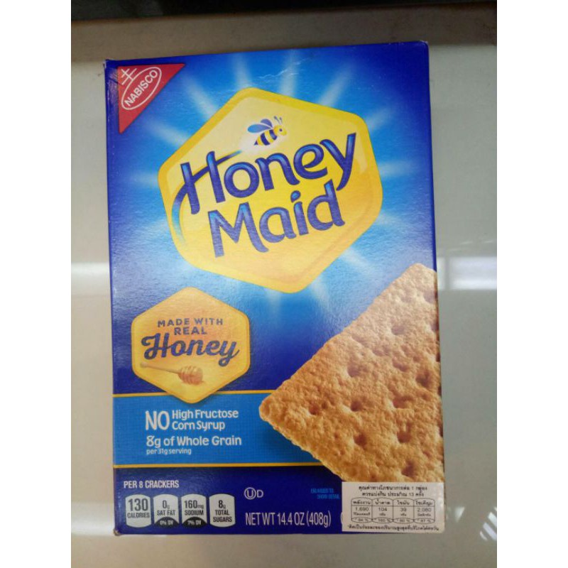 Babisco Honey Maid 408gขนมปังอบกรอบผสมน้ำผึ้ง | Shopee Thailand