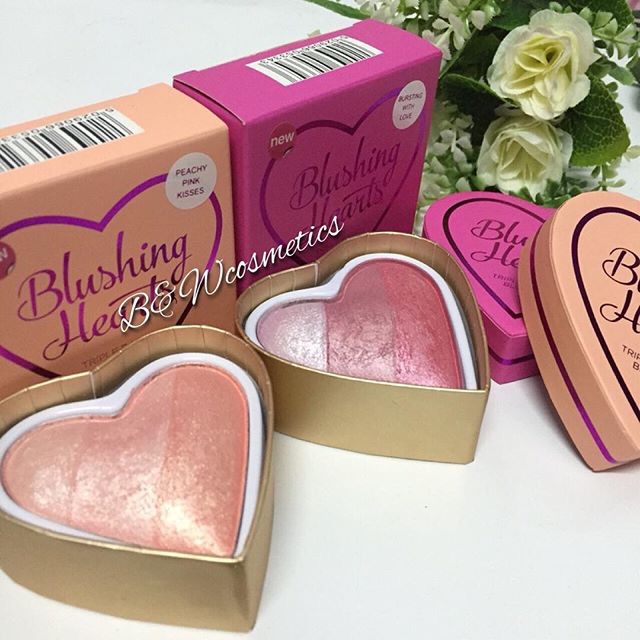 **แบรนด์ดังจากอังกฤษ... Makeup Revolution Blushing Hearts Triple Baked ...