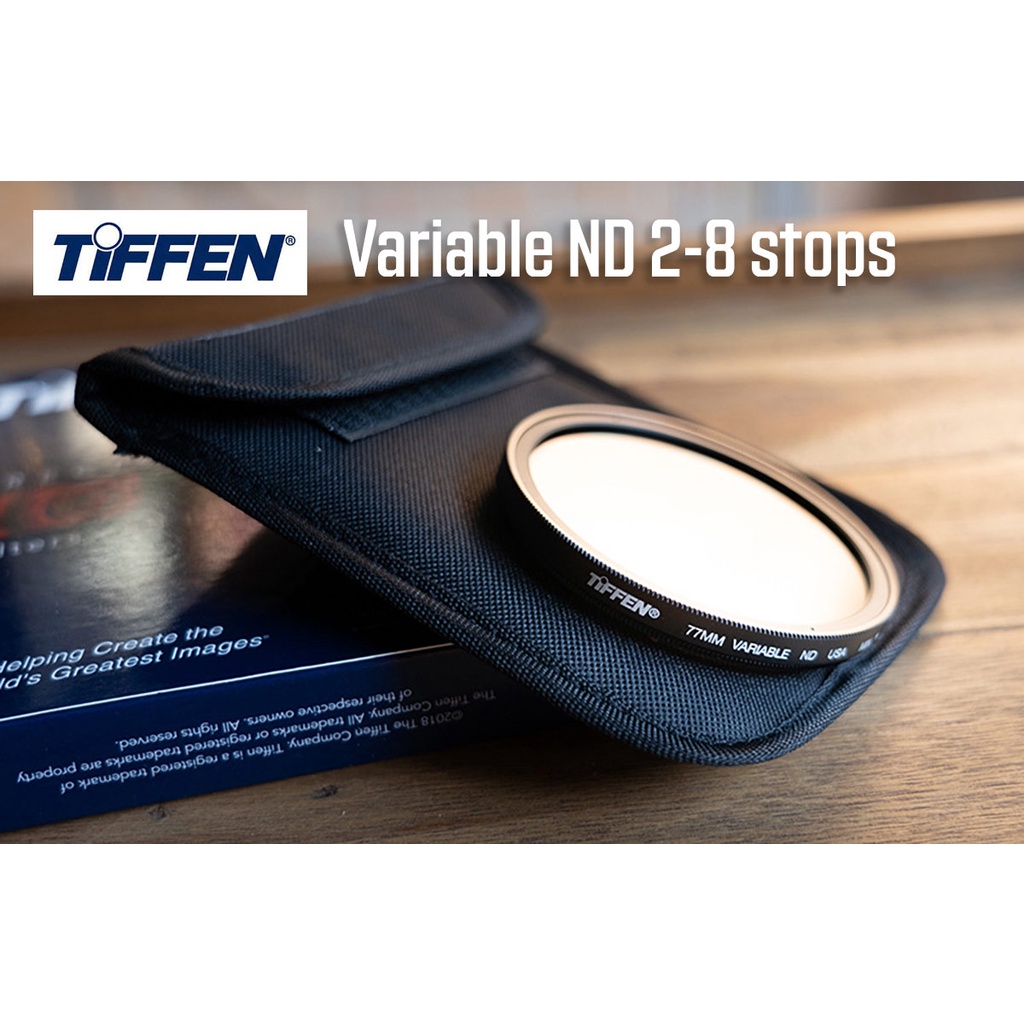 Tiffen Variable ND Filter ปรับความเข้มมได้ 2-8 stops | Shopee Thailand