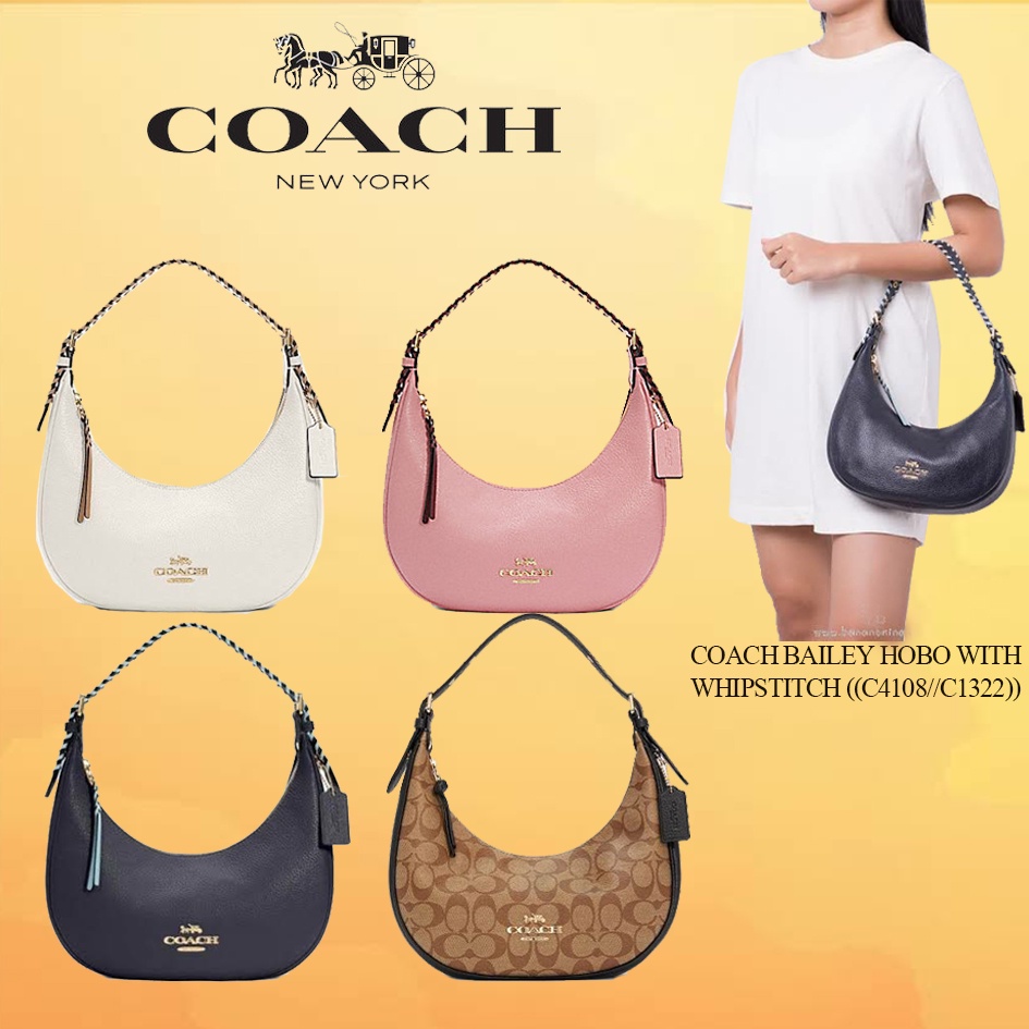 COACH BAILEY HOBO WITH WHIPSTITCH | Shopee Thailand