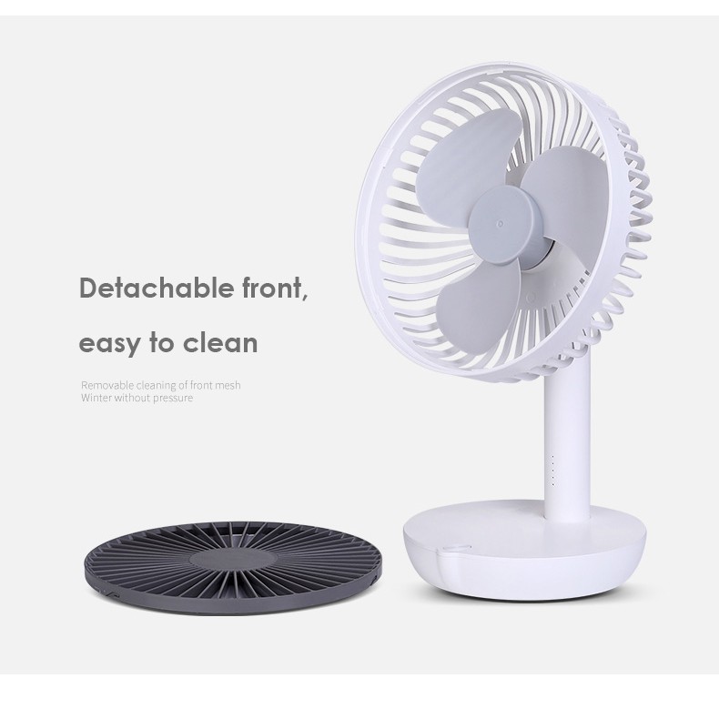 Solove table fan F5 พัดลมตั้งโต๊ะ ขนาดพกพา 4000 มิลลิแอม | Shopee Thailand
