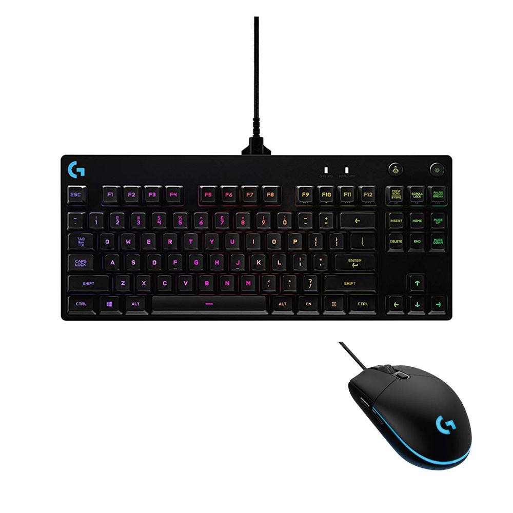 LOGITECH Pro Gaming Keyboard + LOGITECH Pro Gaming Mouse | Shopee Thailand