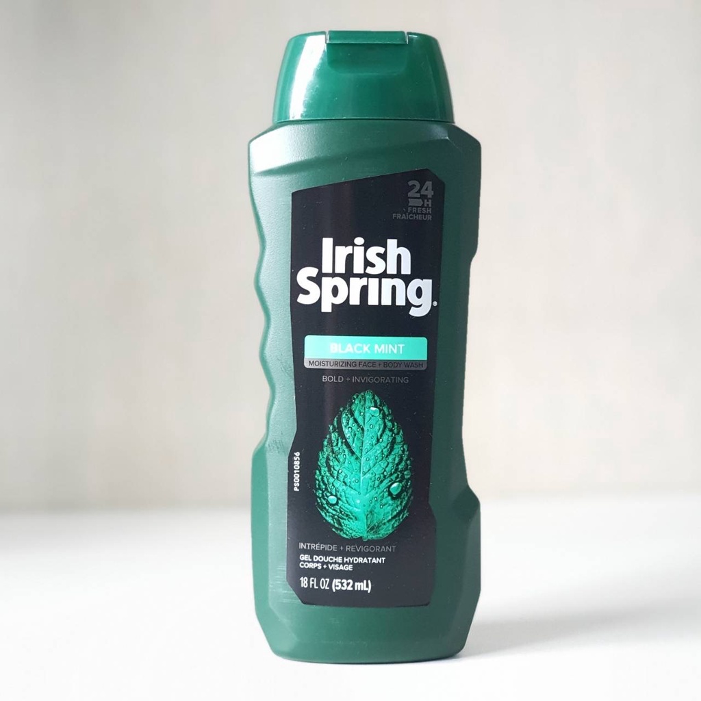 Irish Spring Men's Face & Body Wash, 18 fl oz.(532ml), ไอริช สปริง ครีม ...