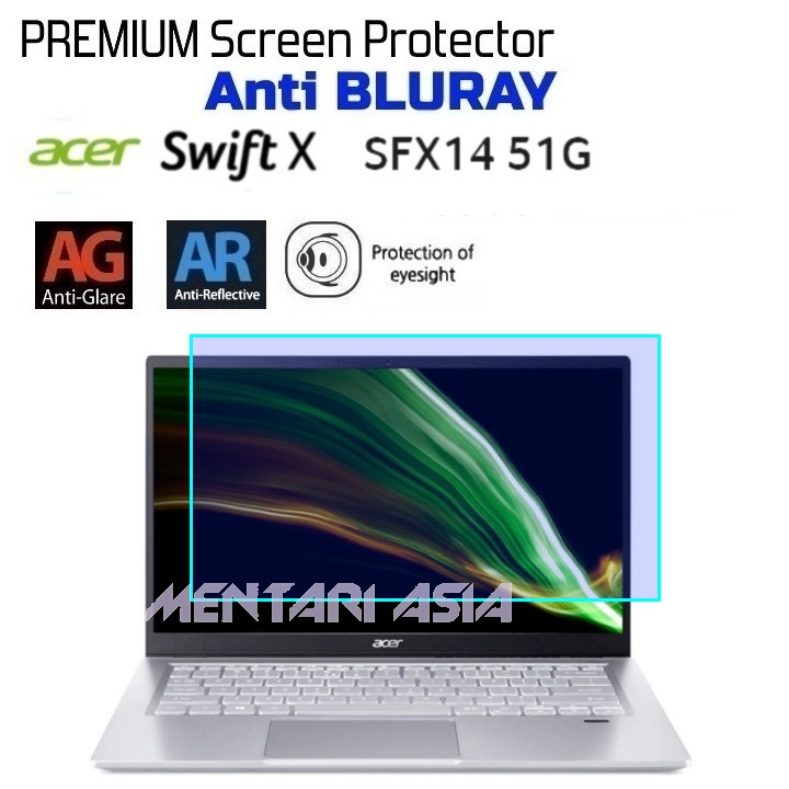 ฟิล์มกันรอยหน้าจอ ACER Swift X SFX14-51G 2022 - PREMIUM ANTIBLURAY | Shopee Thailand