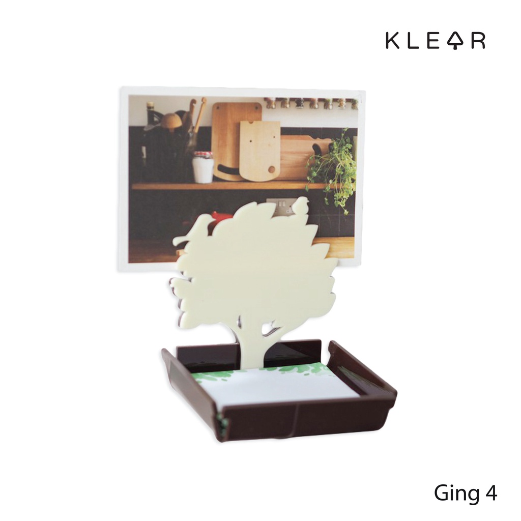 KlearObject Ging4 memo holder กล่องใส่กระดาษโน๊ต กล่องใส่นามบัตร วางรูปภาพเก็บโปสการ์ด ของใช้บน ...