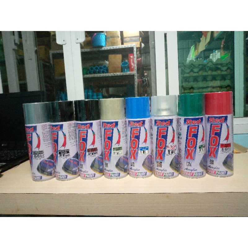 สีสเปรย์เรด ฟอกซ์ Red FOX (Acrylic SPRAY PAINT) | Shopee Thailand