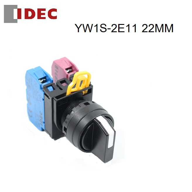 YW1S-2E11 SELECTOR SWITCH "IDEC" สวิตช์ซีเลคเตอร์ 2-POSITION 1NO1NC 22MM **ของแท้ 100% ...