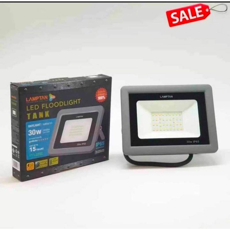 โคมไฟสปอร์ตไลท์LAMPTAN LED 30 วัตต์ รุ่น ECO (DAY LINGT) | Shopee Thailand