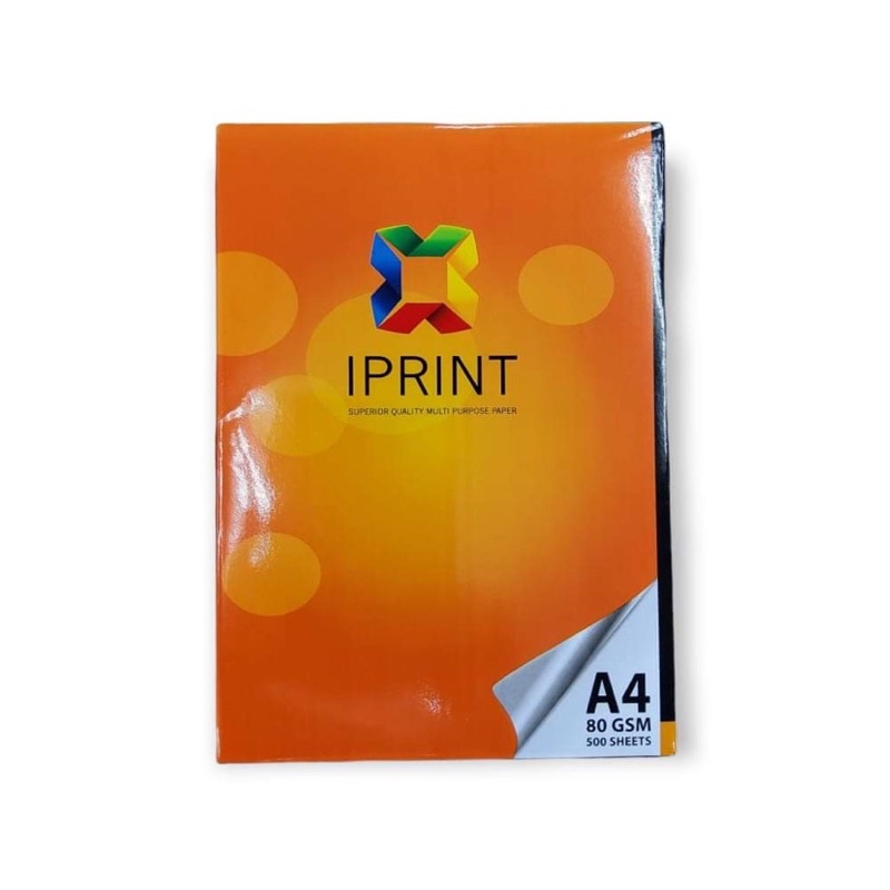 กระดาษ IPRINT PAPER A4 80 GSM เนื้อกระดาษ Premium มีคุณภาพดีและราคาถูก ...