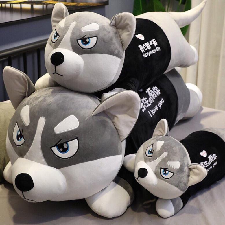 Super Huge Husky dog Teddy Bear - หมอนสุนัขตัวใหญ่ ขนาด 1m1 - 1m5 - ภาพ ...