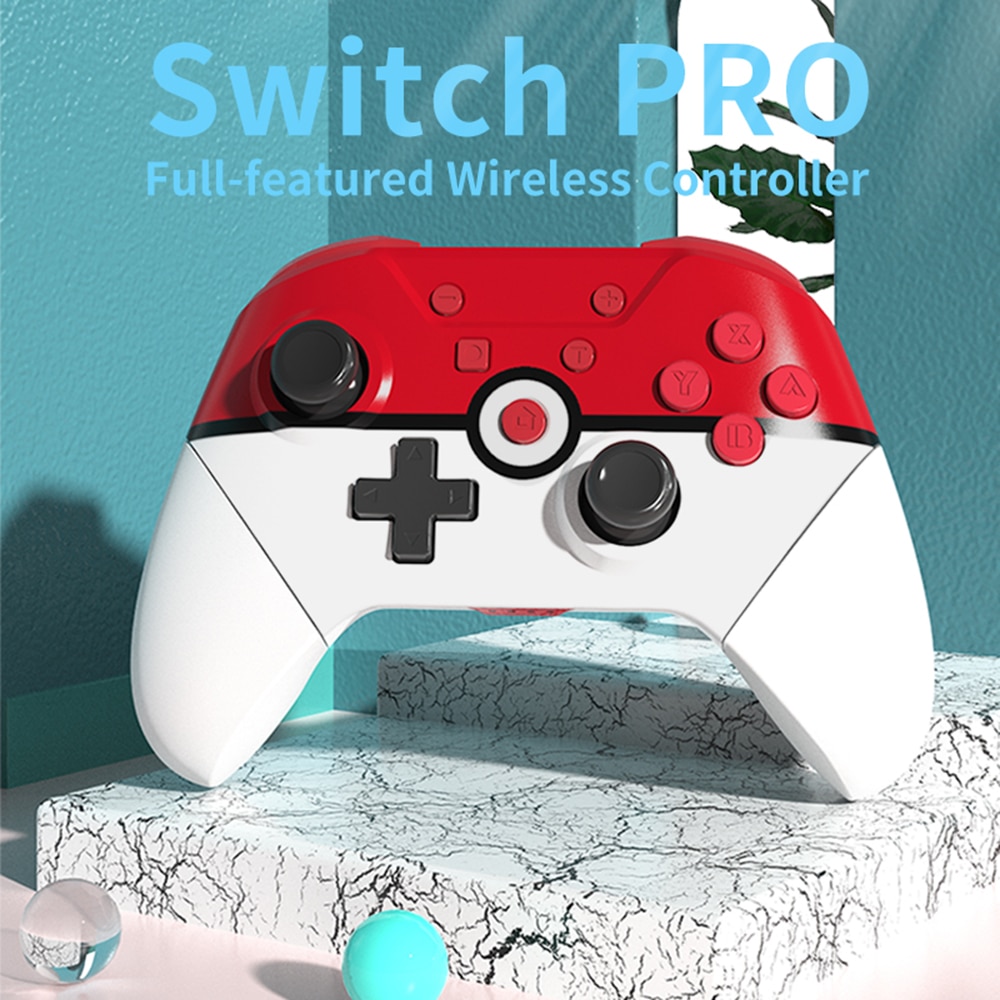 For Nintendo Switch / Lite Wireless Gamepad For NS Switch Pro Controller NFC Turbo 6-Axis Dual ...