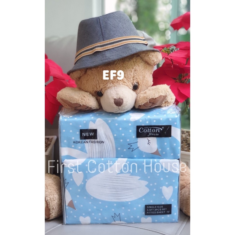 ชุดผ้าปูที่นอน Cotton House ลาย EF รุ่นสูง 10 นิ้ว ลายการ์ตูนสดใส EF1 ...