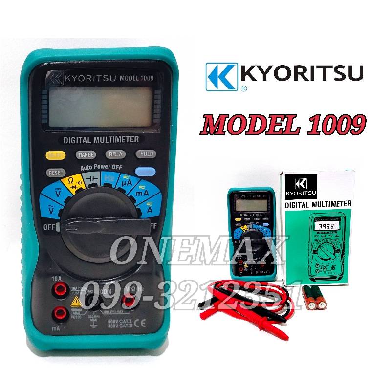 KYORITSU MODEL 1009 Multimeter มัลติมิเตอร์ดิจิตอล มิเตอร์วัดไฟ มัลติ ...