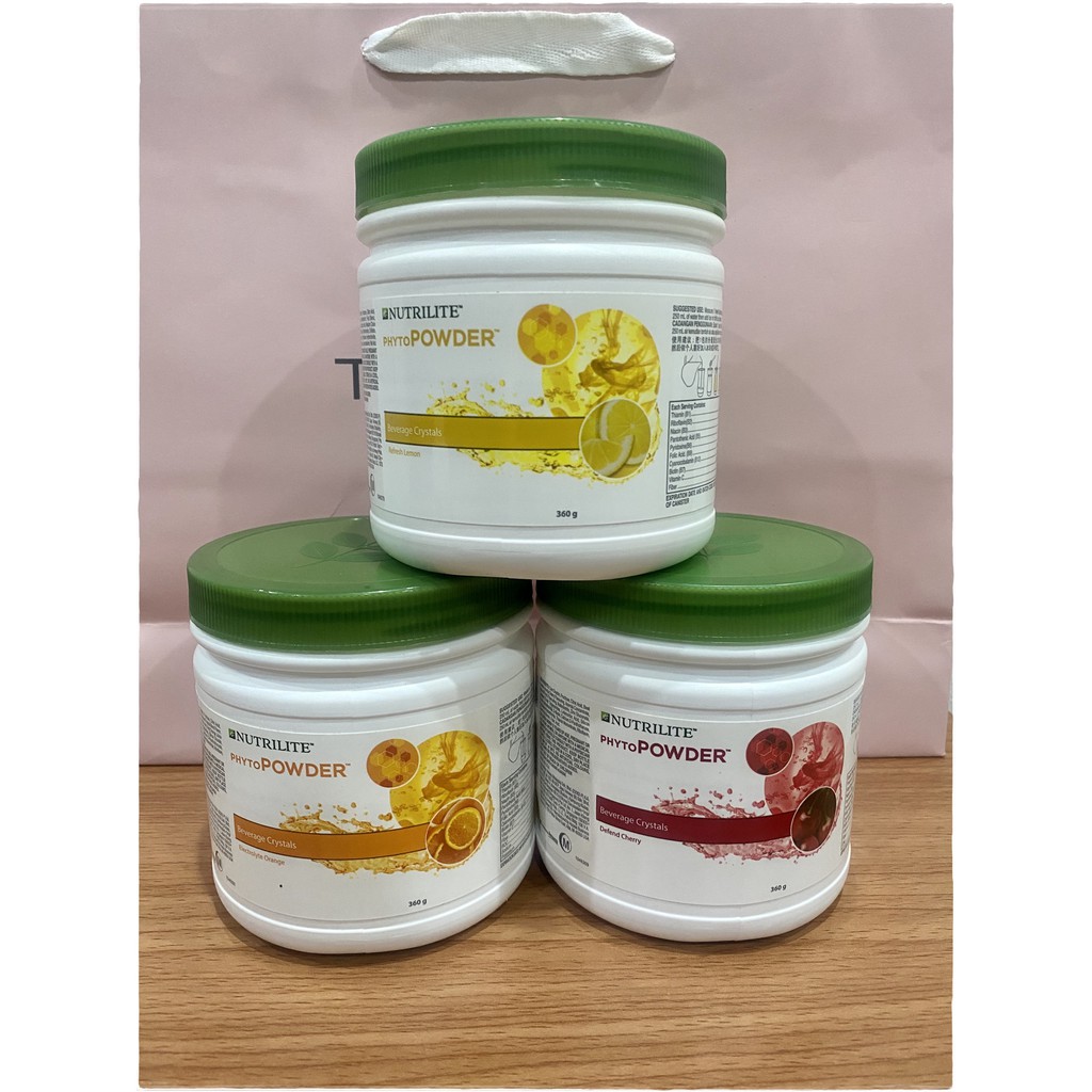 Nutrilite Phyto Powder 360g แท้ช๊อปมาเลเซีย (ส้ม,เลมอน, เชอรี่ ...