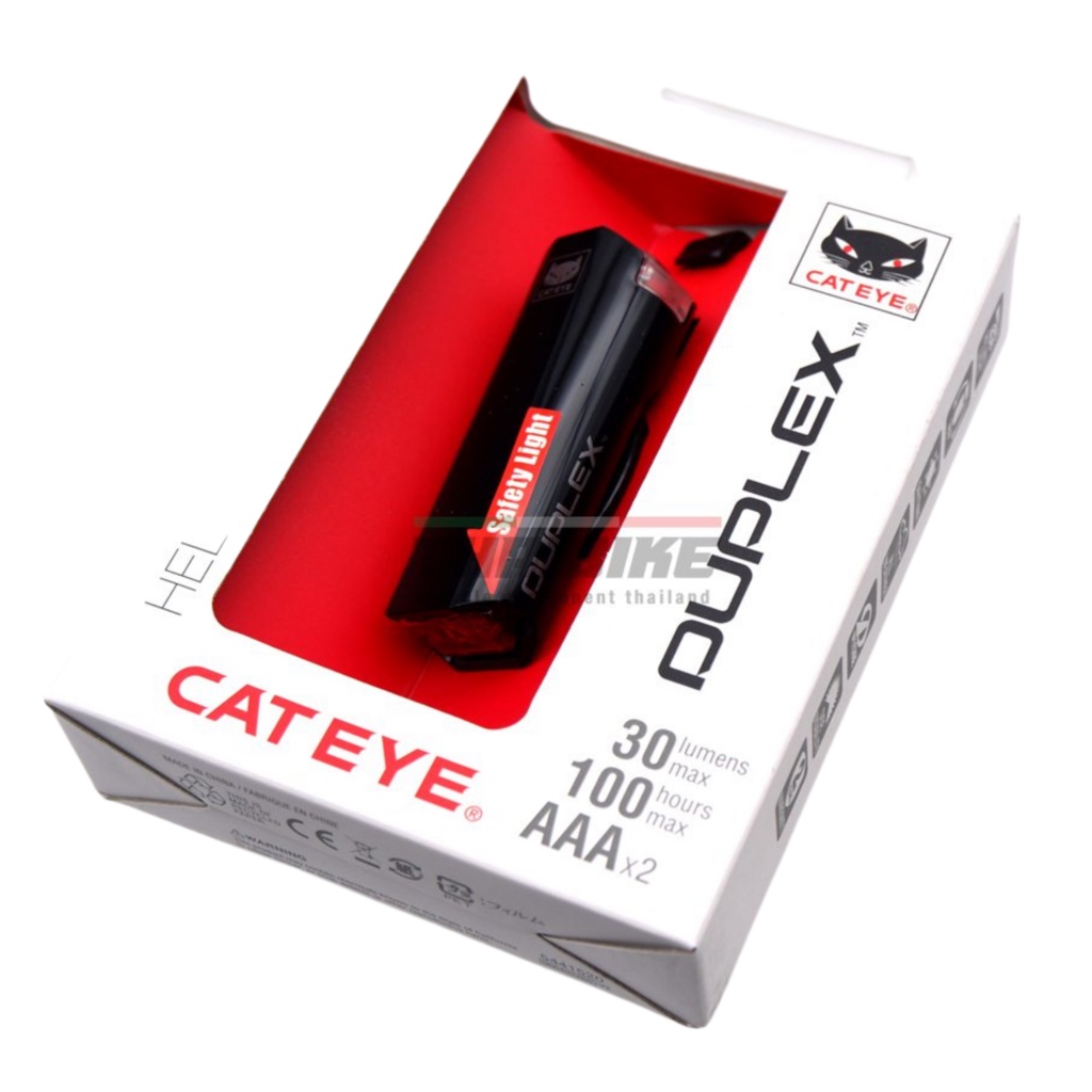 ไฟกระพริบสำหรับติดหมวกจักรยาน CATEYE DUPLEX, SLLD400 GSI9 | Shopee Thailand