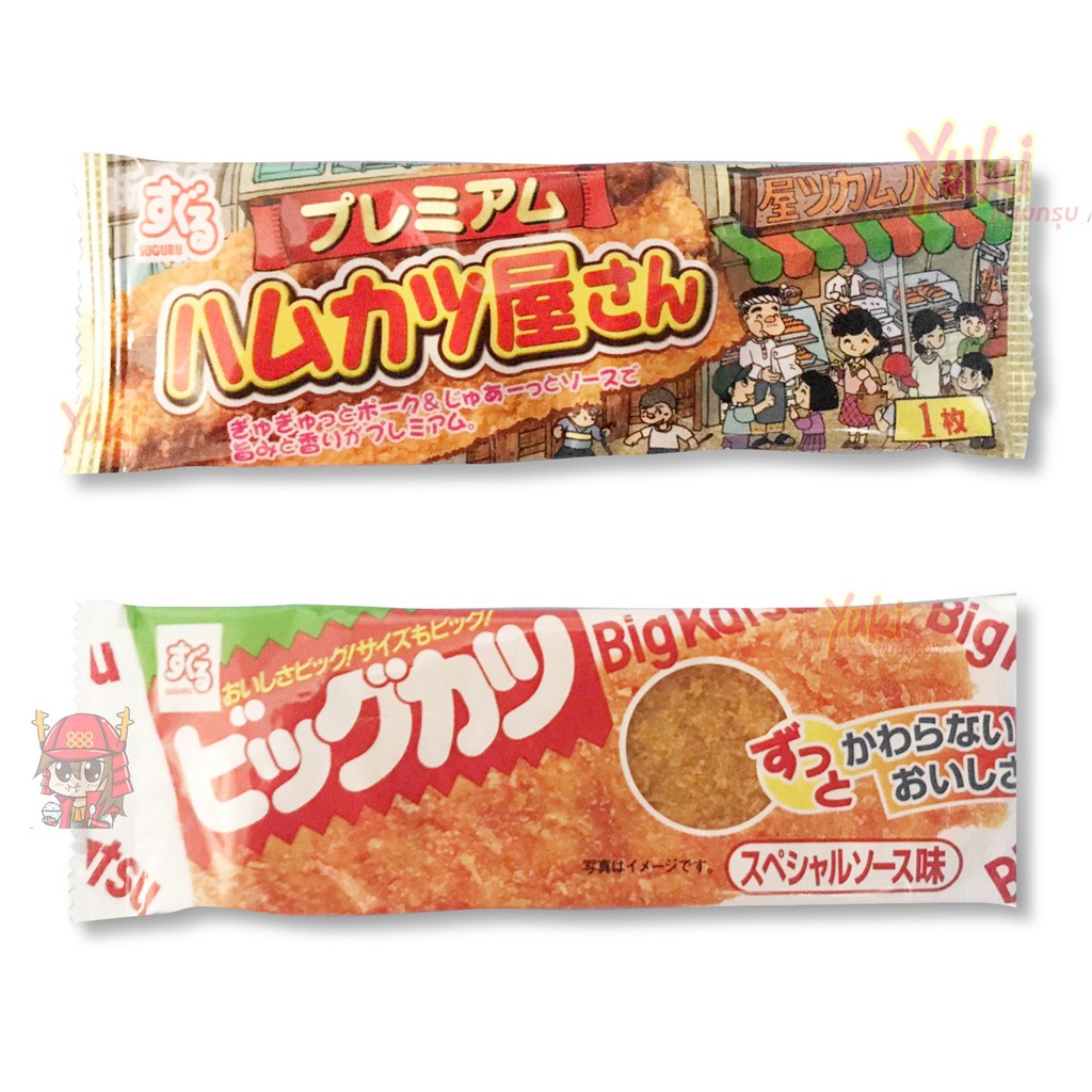 Suguru Big Katsu Snack ปลาแผ่นชุปเกล็ดขนมปังทอดกรอบ ซอสทงคัตสึ พร้อมทาน ...