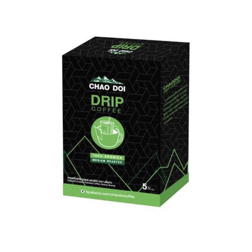 ชาวดอย กาแฟดริฟ Chao Doi Drip Coffee 100% Arabica Medium Roasted ...