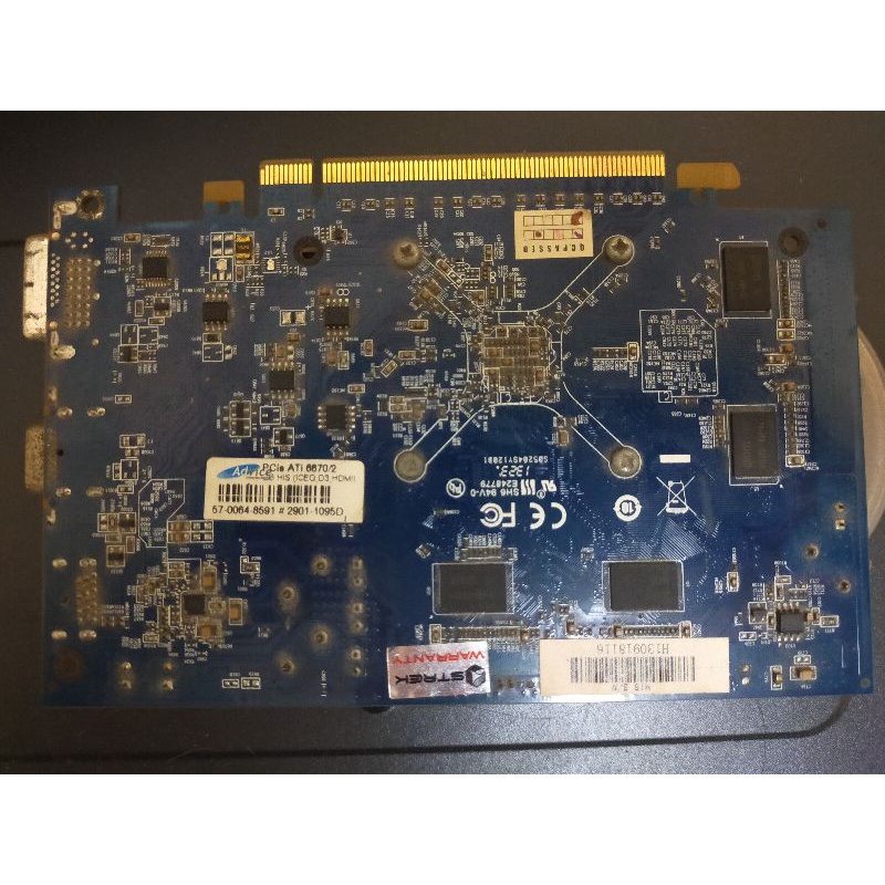 การ์ดจอมือ2 VGA - HIS ATI 6670/2g ICEQ DDR3 HDMI ไม่ต่อไฟเพิ่ม | Shopee ...