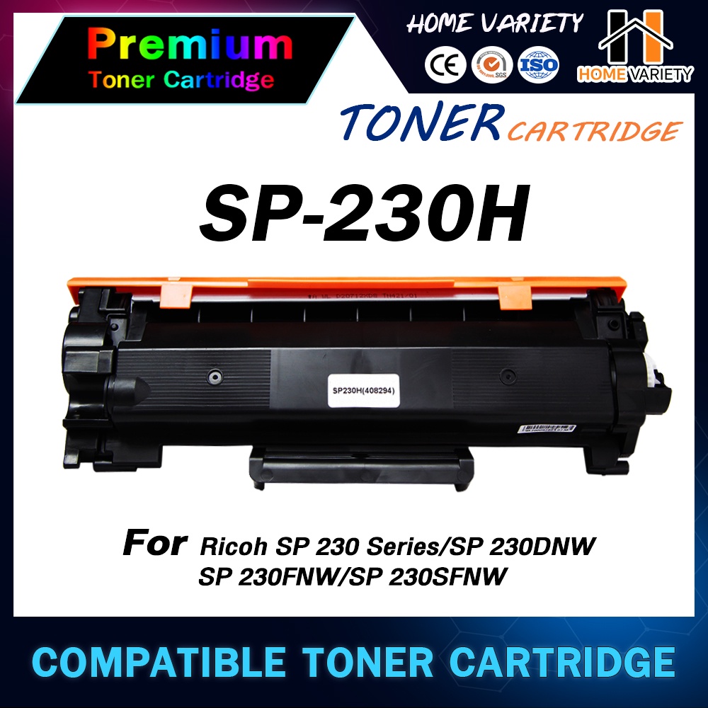 HOME หมึกเทียบเท่า SP230H(3k)/SP 230/SP 230H/408294 Toner For Ricoh ...