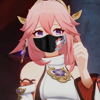 Genshin Impact Yae Miko Mask - Guuji Blessing | Shopee Thailand