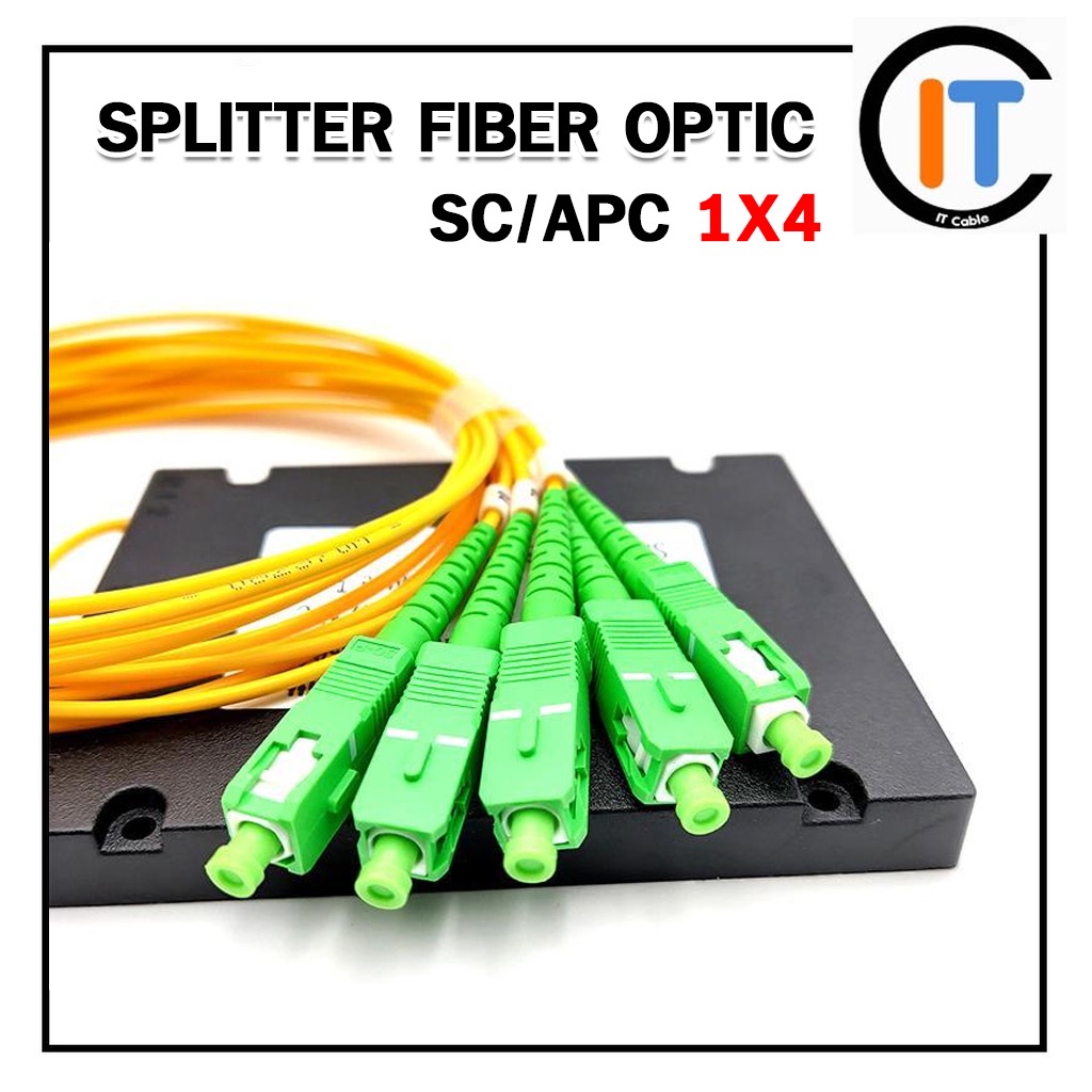 SPLITTER FIBER OPTIC SC/APC 1X4 | Shopee Thailand