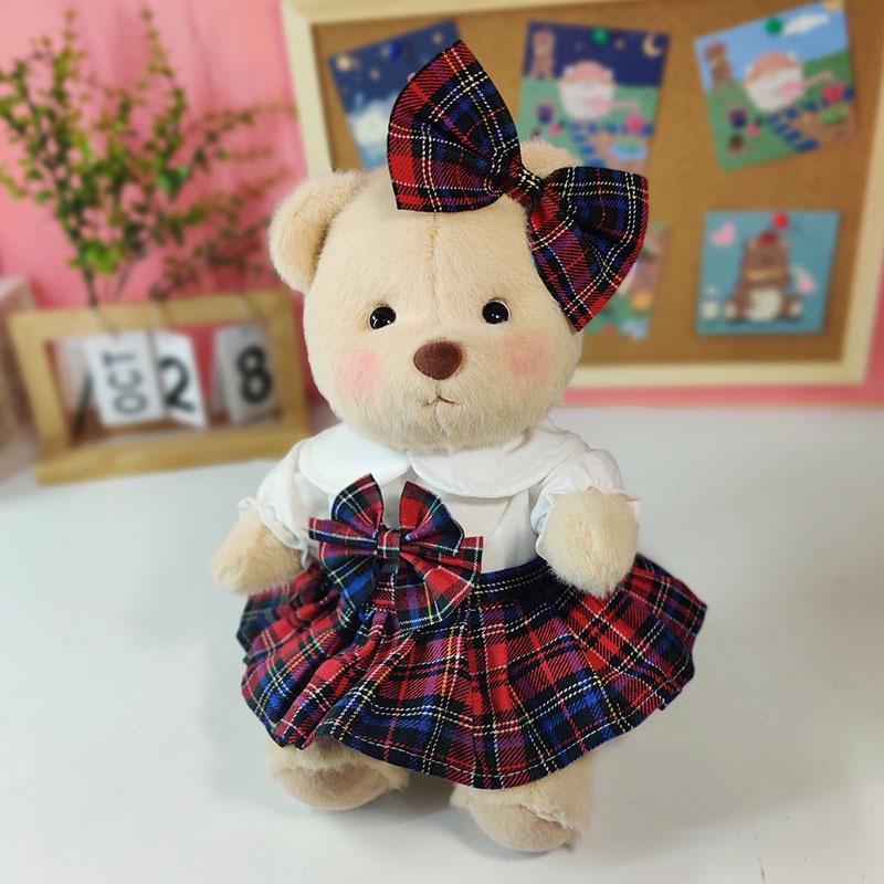 Lina Bear TeddyTales 30cm เสื้อผ้าตุ๊กตาหมีเท็ดดี้น่ารัก เสื้อผ้าหมีลี ...