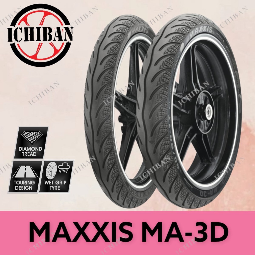 Tayar TIRES MAXXIS MAXIS DIAMOND ดอกไม้ 3 มิติ DIAMOND (TUBELESS) 70/90 ...