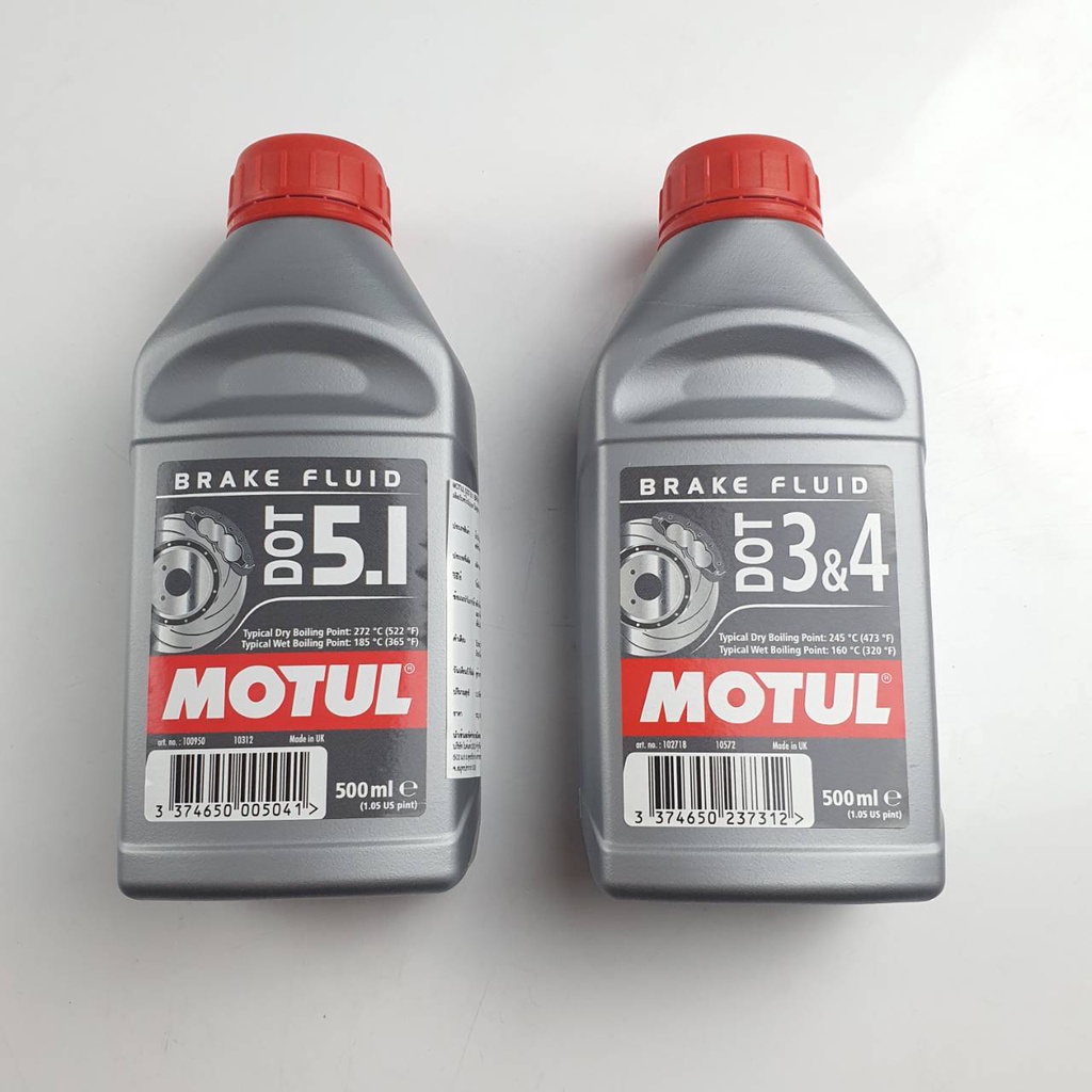น้ำมันเบรคมอเตอร์ไซด์(MOTUL) DOT3&4 DOT5.1 500 ml | Shopee Thailand