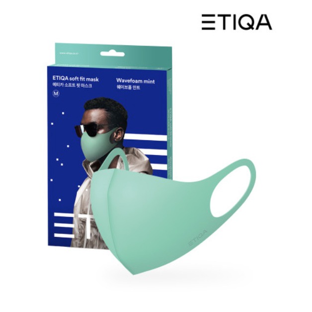 มาใหม่!หน้ากากเกาหลี*แบบซักได้ *1 ชิ้น : ETIQA SOFT FIT MASK หายใจสะดวก ...