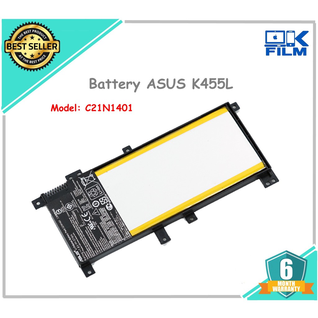 BATTERY ASUS แบตเตอรี่ ของแท้ ASUS K455 K455L X455 X455LA X455LB X454L ...