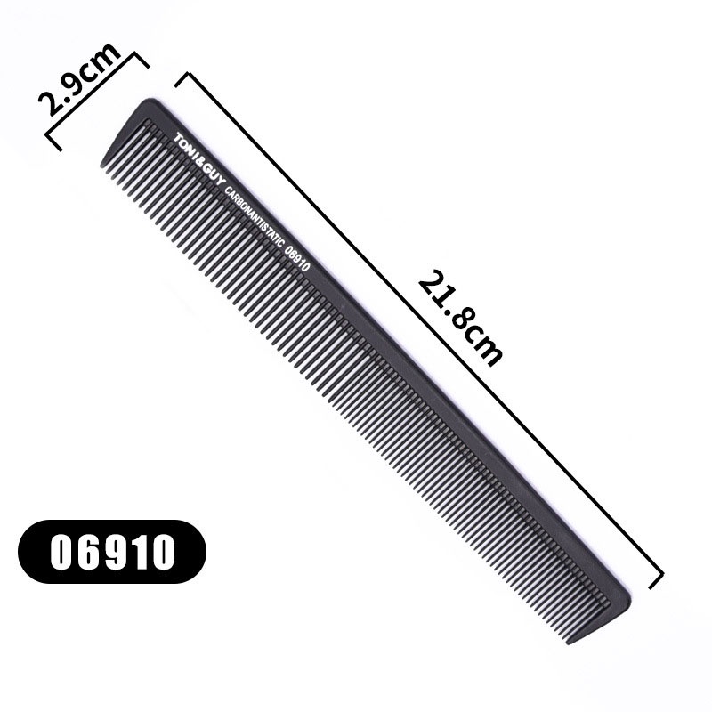 Toni & Guy หวีสีดํา ป้องกันไฟฟ้าสถิตย์ ร้านตัดผม หวีตัดผมมืออาชีพ หวี ...