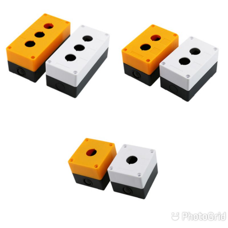 Control Box กล่องสวิตช์รู 22มิล 1ช่อง 2ช่อง 3ช่อง 4ช่อง กล่องควบคุม ...