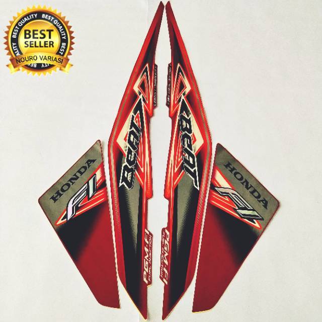 Merah 2013 honda beat fi striping red list ตัวเรือนมาตรฐาน | Shopee ...