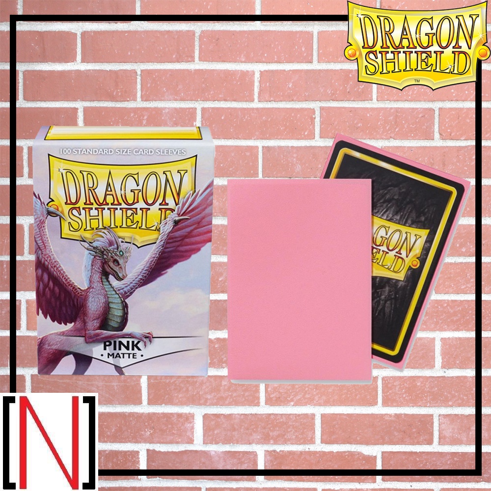 [Sleeve][ซองใส่การ์ด] DragonShield - Matte Pink 100ใบ [MTG][Pokemon ...