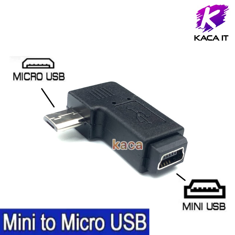 หัวแปลง อะแดปเตอร์แปลง จาก Mini USB ไปเป็น Micro USB ( Mini USB Female ...