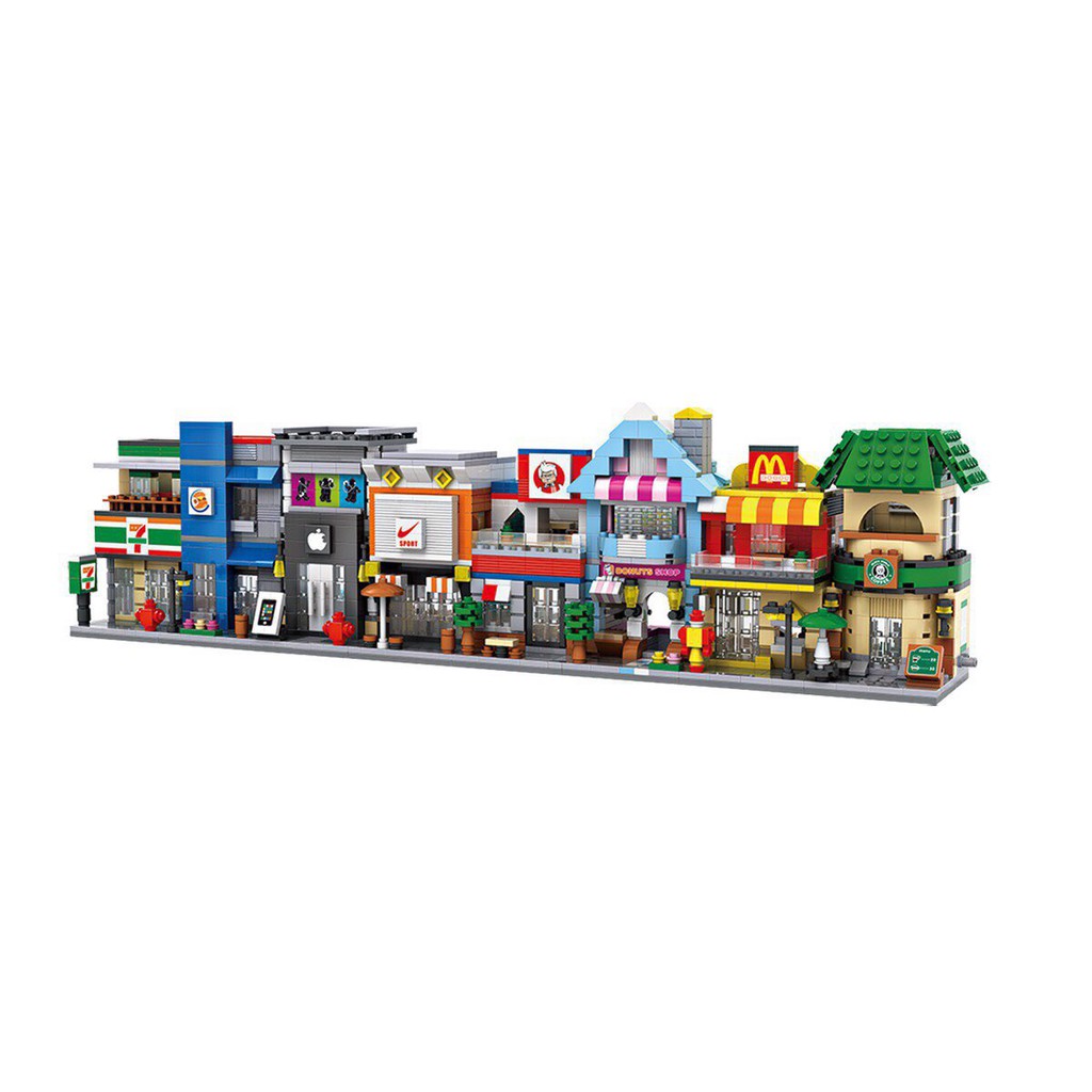 LOZ MiniBlock Street mini มีให้เลือก 8 ร้านค้า (รหัส 1601-1608 ...