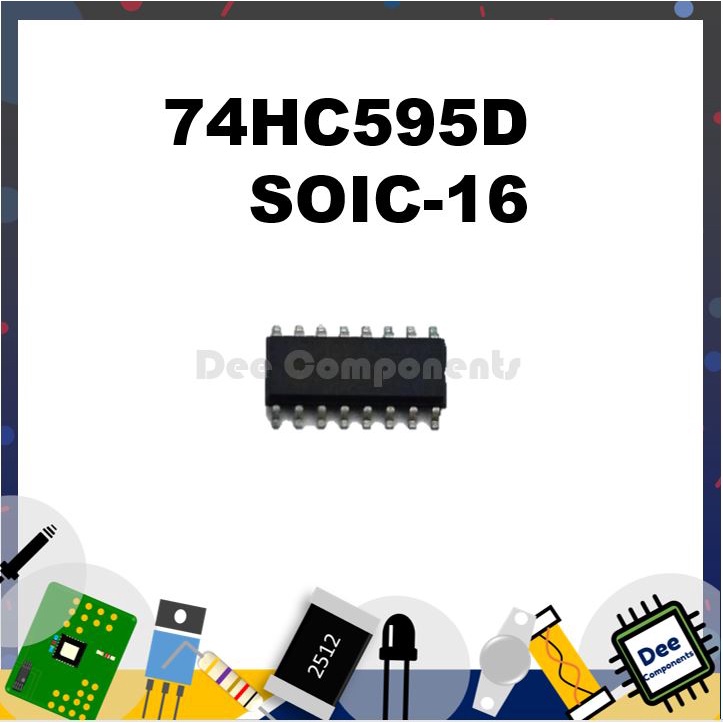74HC Logic - IC SOIC-16 2-6V -40°C~125°C 74HC595D Toshiba 5-1-8 | Shopee Thailand