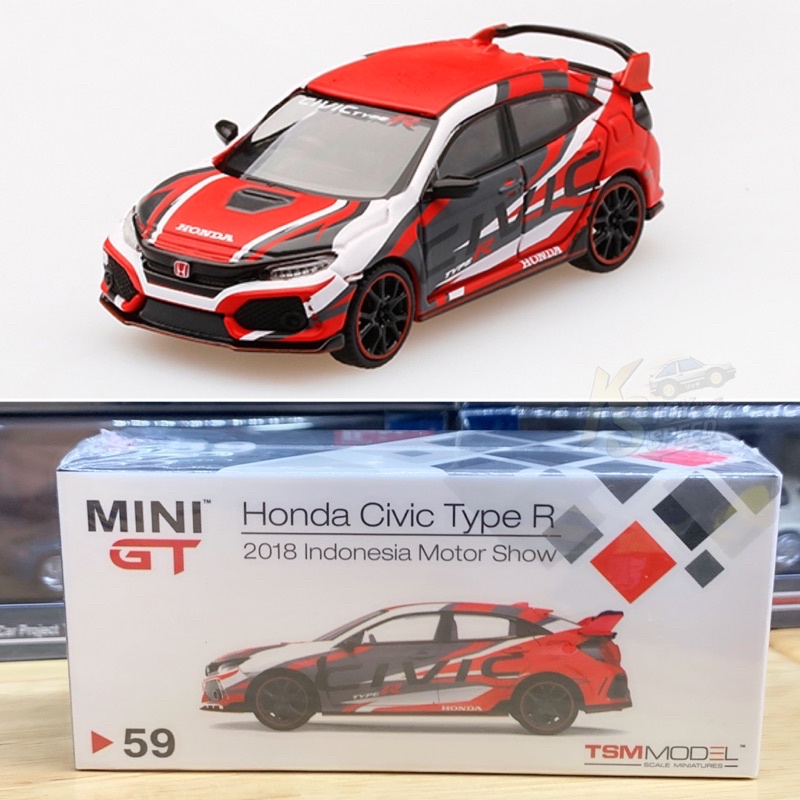 MINI GT Honda Civic Type R (FK8) 2018 Indonesia Motor Show | Shopee ...