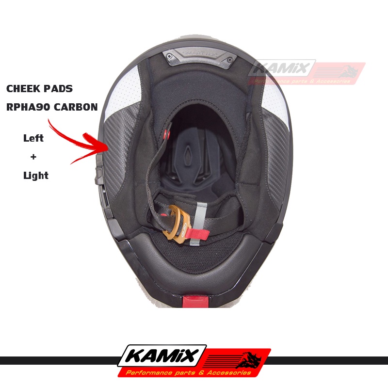 นวมแก้ม(Cheek pads) HJC RPHA90S CARBON และ RPHA90S | Shopee Thailand