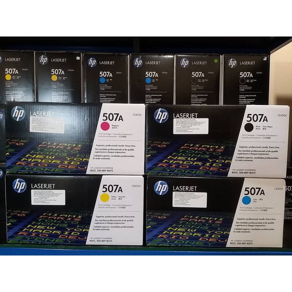 HP 507A CE400A - CE403A BKCMY | Shopee Thailand