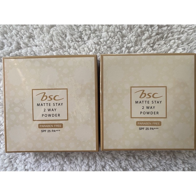 BSC matte stay 2 way powder spf 25 PA +++ 7.5 g | Shopee Thailand