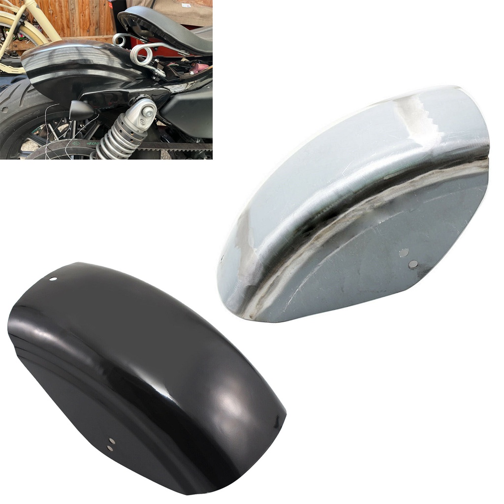 Motorcycle Short Flat Bobber Cafe Racer Rear Fender Mudguard Cover For ...