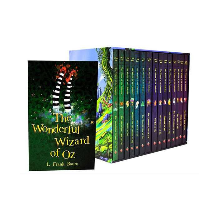 The Wizard of Oz Complete Collection: 15 Book Box Set พ่อมดมหัศจรรย์ ...