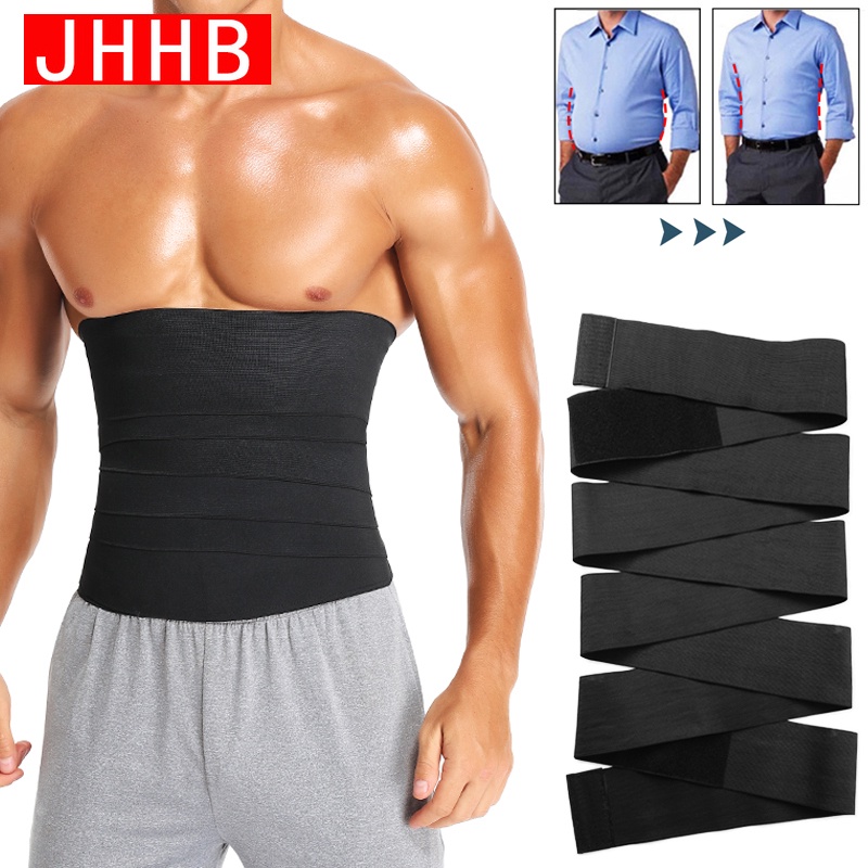 Mens Waist Trainer Male Abdomen Reducer Slimming Belt Body Shaper ...