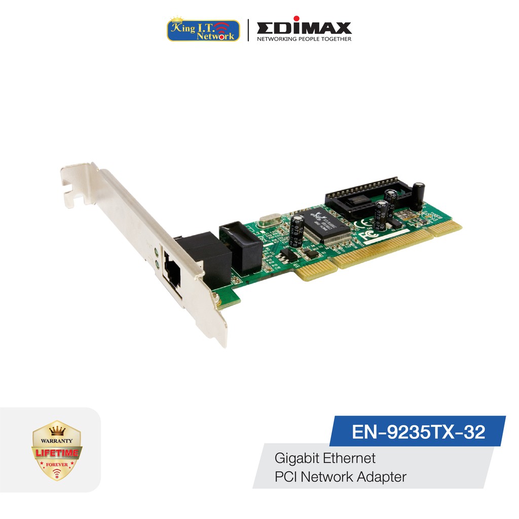 EDIMAX (EN-9235TX-32) Gigabit Ethernet PCI Network Adapter | Shopee ...