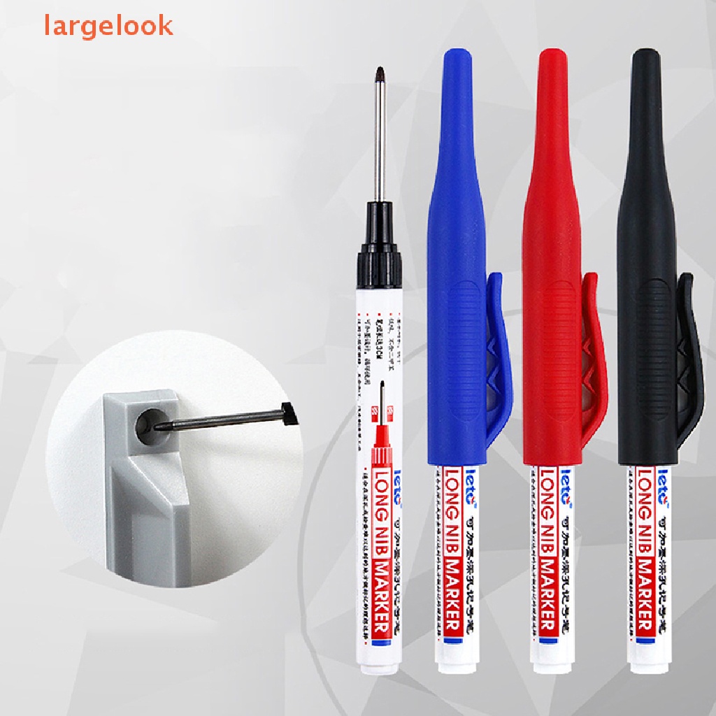 [largelook] Large Capacity Long Head Markers Pen Bathroom Woodworking ...