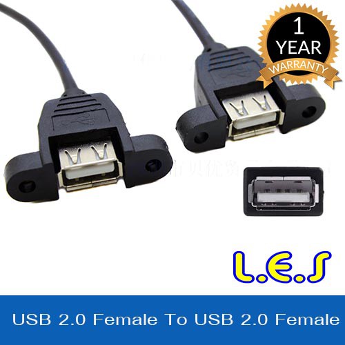 Usb female to female extension cable usb2.0a female on a female port ...